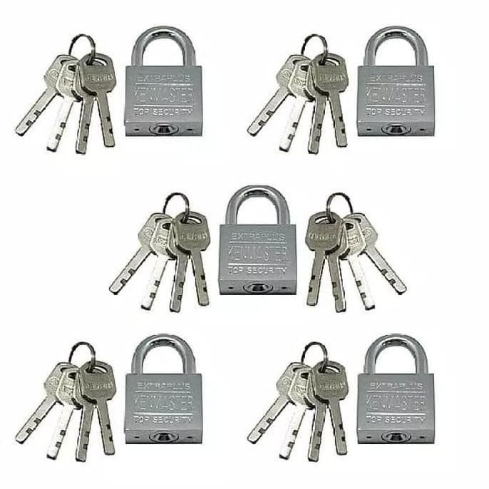 Kenmaster Gembok Master Key 50 MM - 5 Buah | Lazada Indonesia