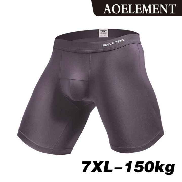 AOELEMENT 7XL Boxer Men Modal Sport Underpants Plus Size Boxer Shorts ...