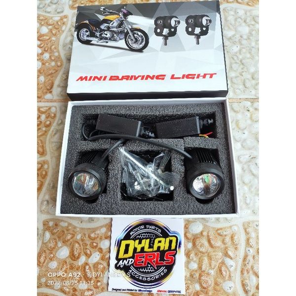 MINI DRIVING LIGHT DUAL COLOR | Lazada PH