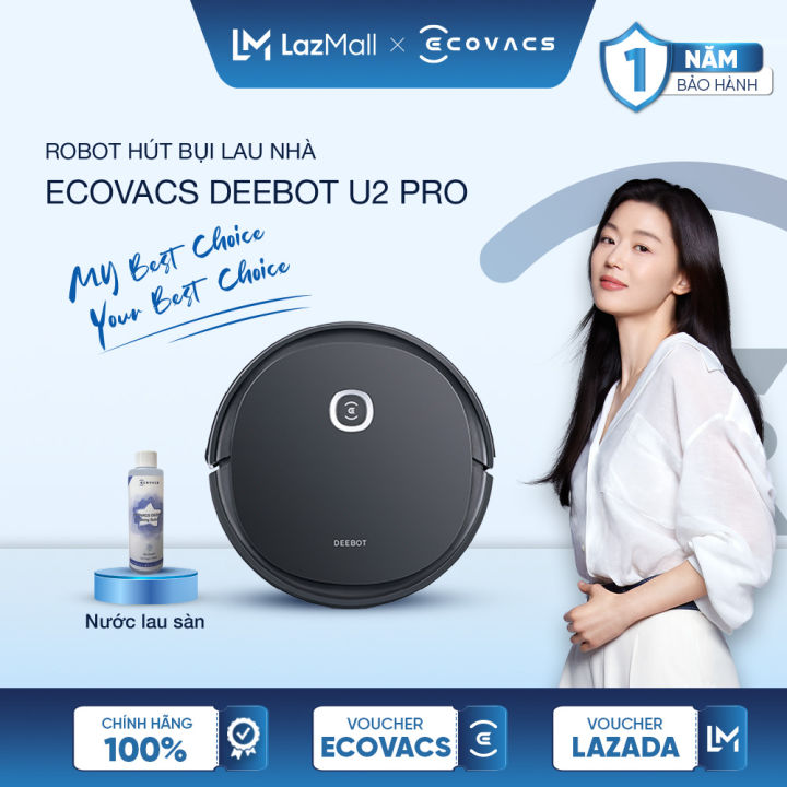[MEGA SALE GIỮA NĂM] Ecovacs Deebot U2 Pro | Robot hút bụi Ecovacs U2 ...