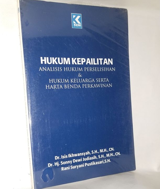 hukum kepailitan analisis hukum perselisihan dan hukum keluarga serta harta benda perkawinan ...