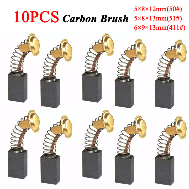 10PCS Original Carbon Brush For Grinder Circular Saw Electric Impact ...