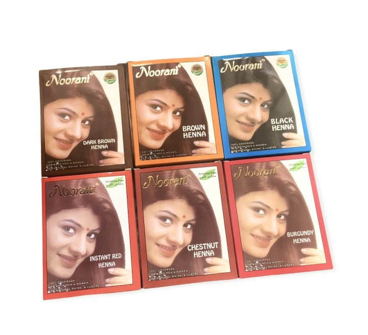Inai Rambut dan kuku Hair Henna Noorani packet 10g | Lazada
