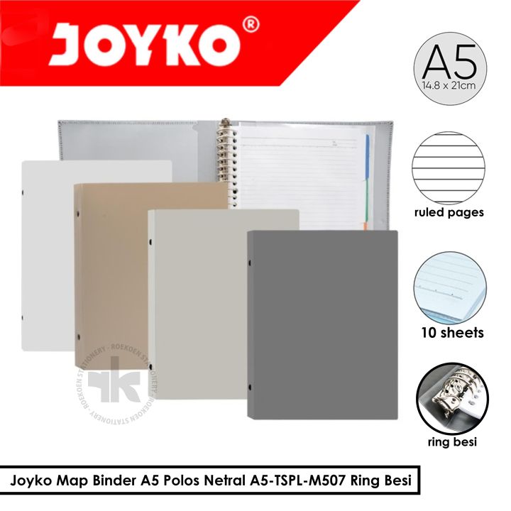 Joyko Map Binder A5 Polos Netral A5-TSPL-M507 Ring Besi | Lazada Indonesia