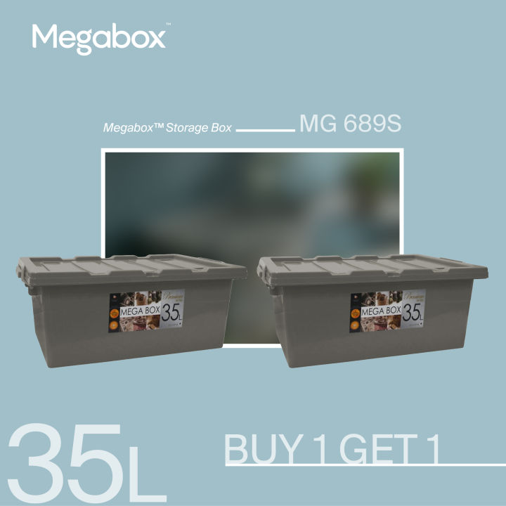 Megabox MG-689s 35L Storage Box (BUY 1 GET 1) | Lazada PH