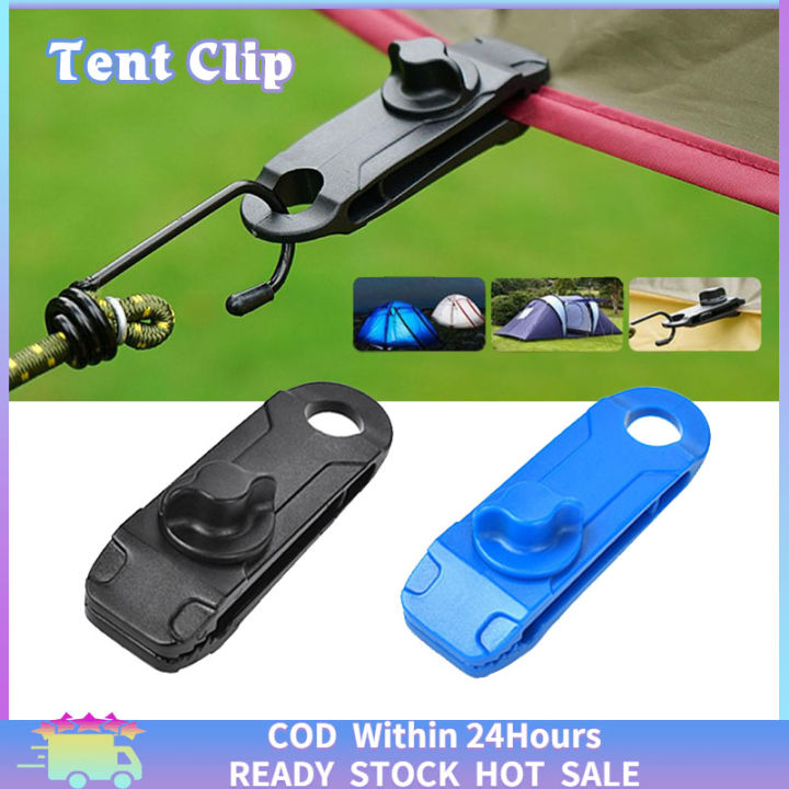 [Fast Delivery]Camping Tent Clip Heavy Duty Lock Grip Tarp Clips ...