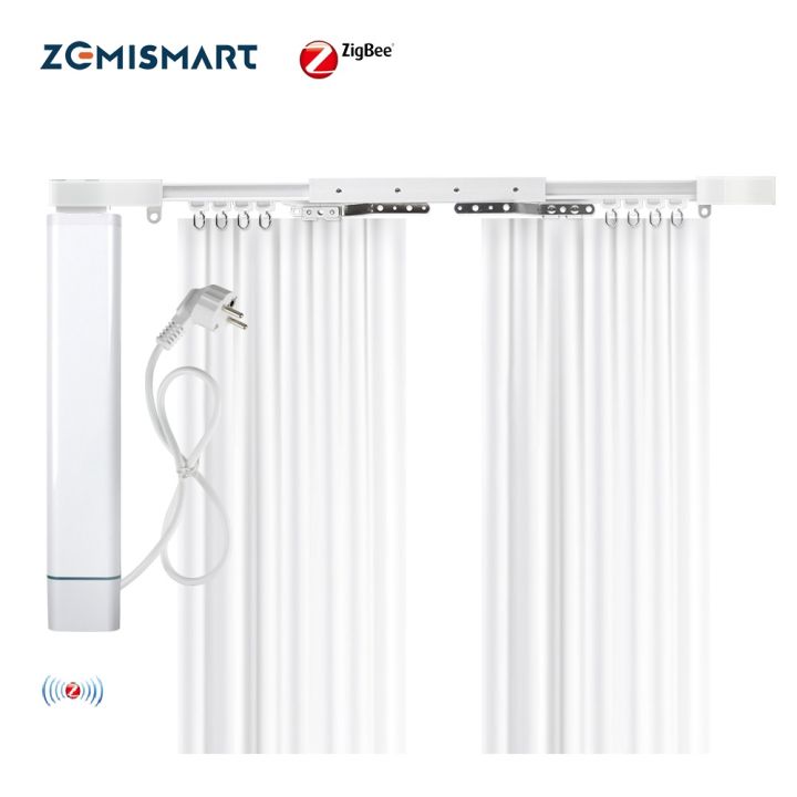 Zemismart Smart Curtain System Zigbee 3.0 Electric Mute Curtains Motor ...
