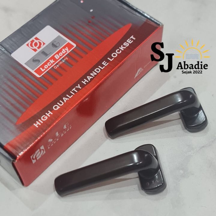 (1 SET) SLG Handle Gagang Kunci Pintu Kasa Set Komplit Aluminium Door ...