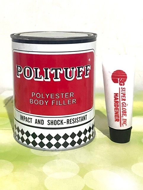 Polituff Body Filler with hardener 1 liter | Lazada PH
