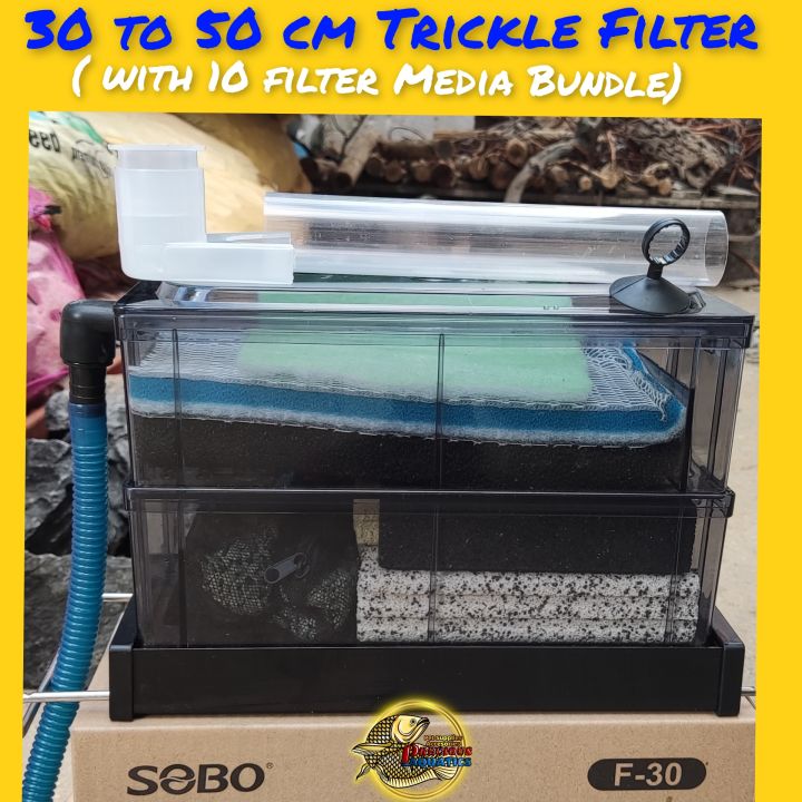 30 to 50 cm Trickle Filter with 10 media Bundle | Lazada PH