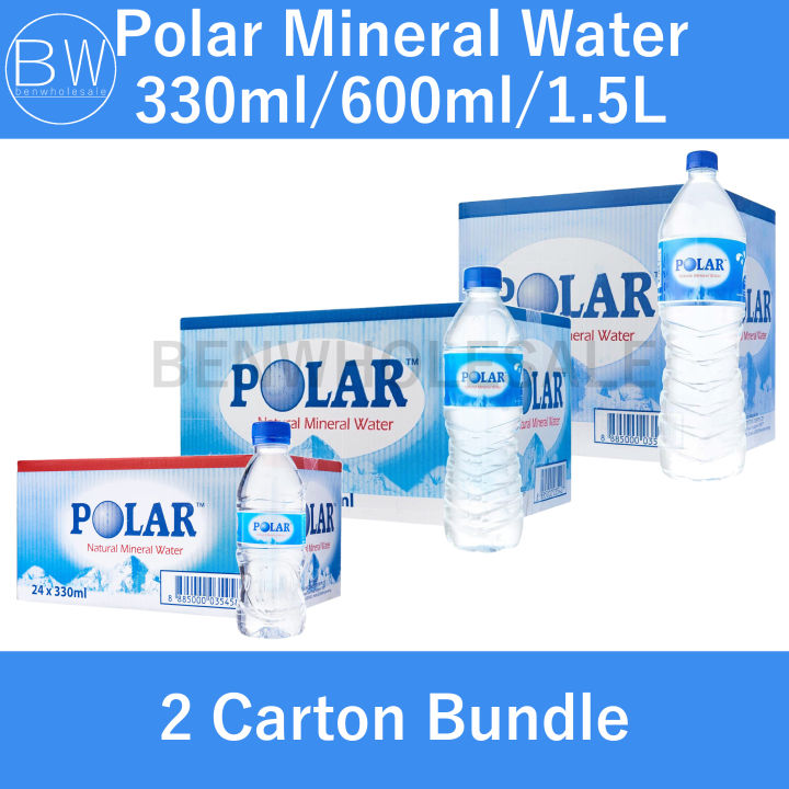 Polar Mineral Water 330ml/600ml/1.5L - 2 Carton Bundle | Lazada Singapore