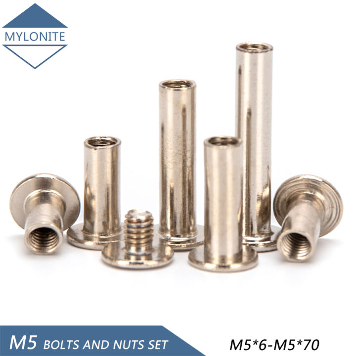 M5 Nickel Plated Phillips Chicago Binding Screws Length 6-70mm DIY Tool ...