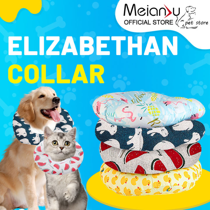 MEIANVU Cat E-Collar Neck Cone Soft Padded Cat Elizabeth Collar Dog Cat ...