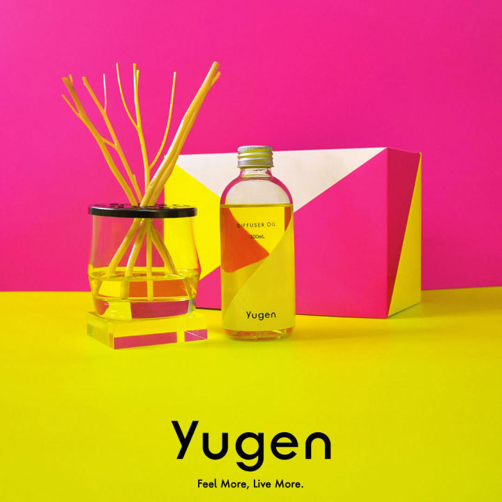 Yugen ชุดก้านไม้กระจายกลิ่นหอม กลิ่น อินสไปร์ (Yugen - Reed Diffuser 100 ml Set / Scent ...