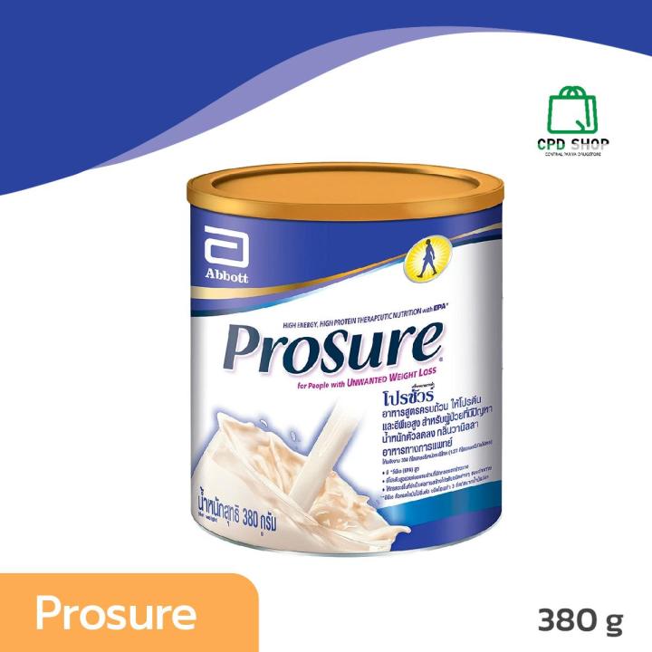 Prosure 380 กรัม ชนิดผง อาหารเสริมสำหรับผู้ป่วยมะเร็ง | Lazada.co.th