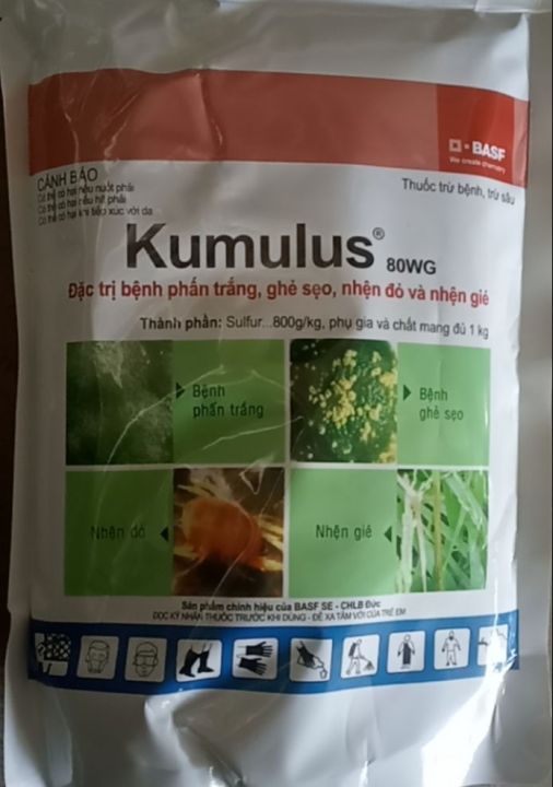 KUMULUS 80WG - 1Kg-THUỐC ĐẶC TRừ NẤM BỆNH VÀ NHỆN TRÊN CÂY TRỒNG ...