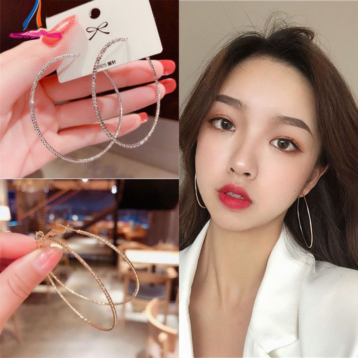 Anting Bulat Lingkaran - Anting Lingkaran Korean | Lazada Indonesia