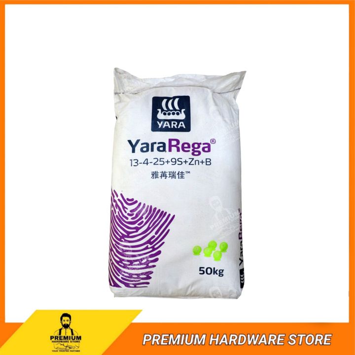 YARA YaraRega 13-4-25+9S+Zn+B 50kg Water Soluble Fertilizer Granular ...