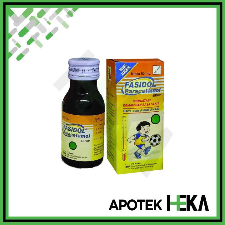 Fasidol Sirup 60 ml - Sirup Paracetamol Demam Anak | Lazada Indonesia