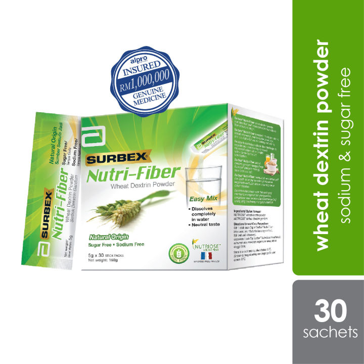 Abbott Surbex Nutri-Fiber 5g x 30s (Exp. Date: 03/2026) | Lazada