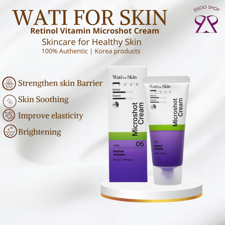 Wati For Skin Retinol Vitamin Microshot Face Cream - 50ml | Lazada ...