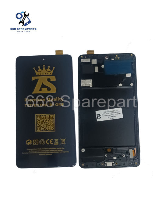 LCD HP SAMSUNG A71/A715 2020 OLED WITH FRAME FULL TOUCHSCREEN UNIVERSAL ...