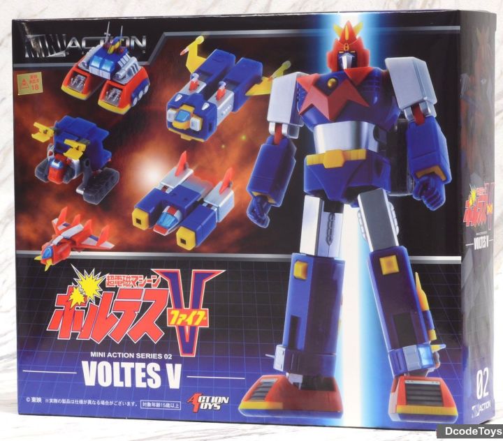Action Toy Mini action Series Voltes V - Ready Stock - Action Toys ...