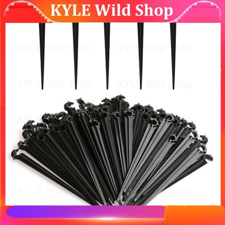 KYLE Wild Shop 1/4" Garden Hose Drip Irrigation Support Stakes C Shape ...