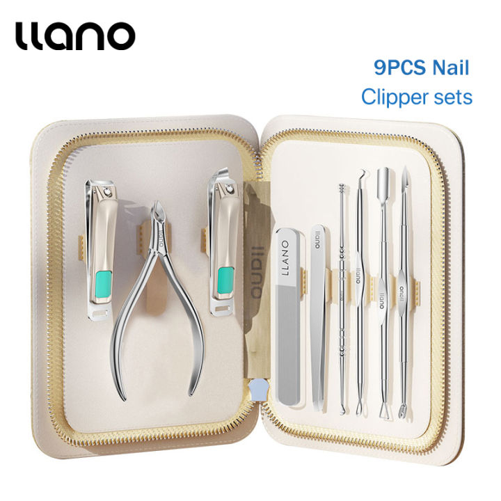 llano Professional Cuticle Cutter Manicure Set Nail Nipper Clippers ...
