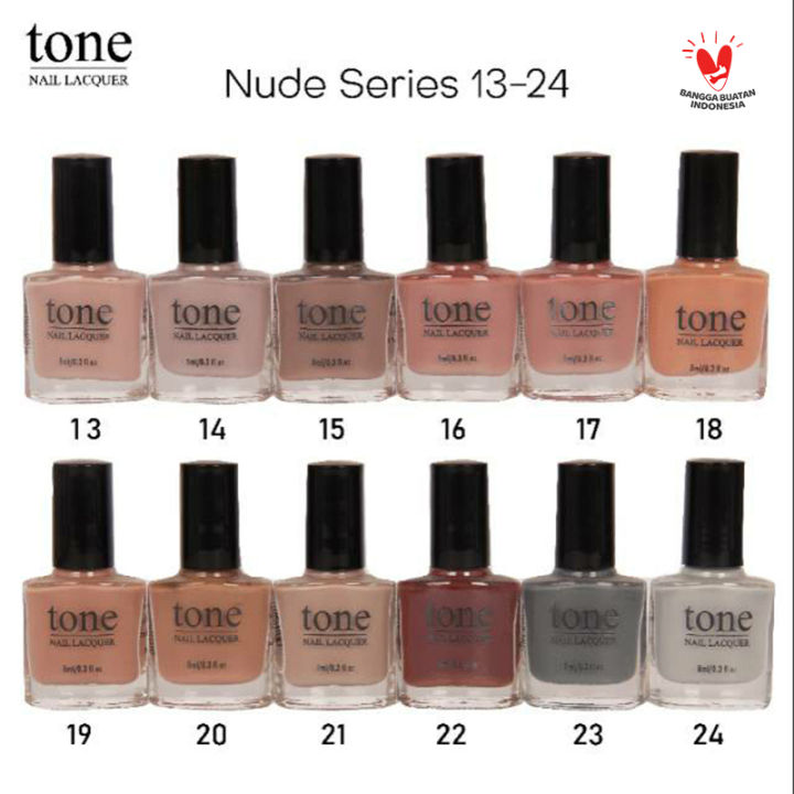 Tone Nail Lacquer Nude Series 13-24 | Lazada Indonesia