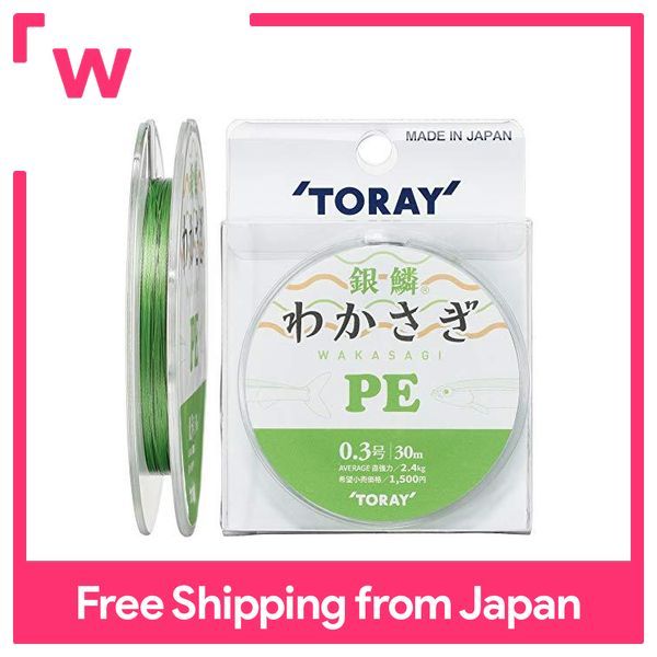 Toray PE Line Silver Scale Wakasagi PE 30m 0.25 2.3kg Green | Lazada PH