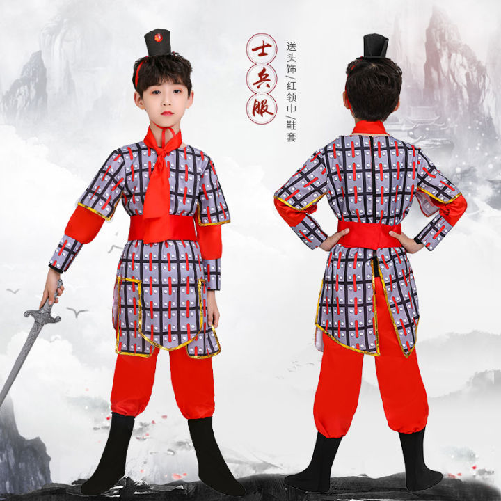 Ancient samurai children's armor chorus Mulan General Man Jianghong ...