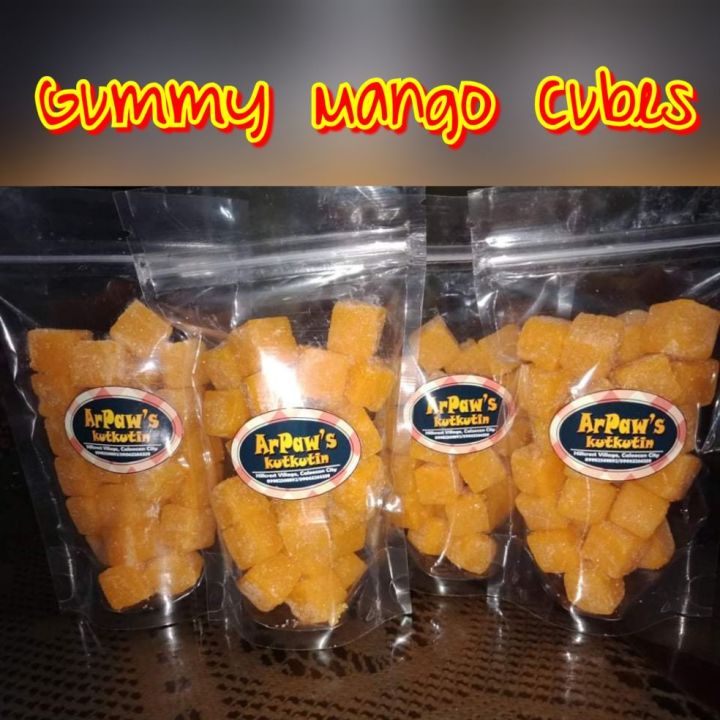 Gummy Mango Cubes in a Pouch (150grams) | Lazada PH