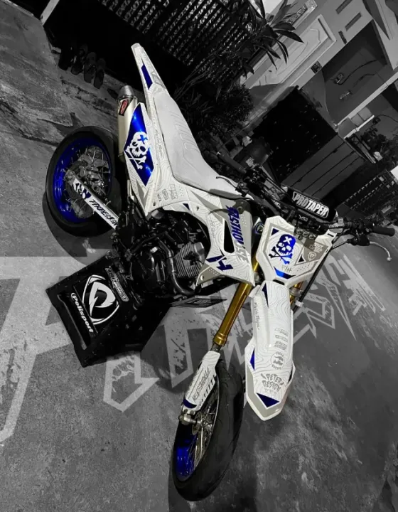 STICKER CRF 150L FULL BODY STIKER DECAL SUPERMOTO CRF | Lazada Indonesia