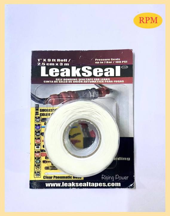 LeakSeal Self Bonding/ Leak Sealing/ Silicone Rubber Tape ( 1 inch x 9 ...