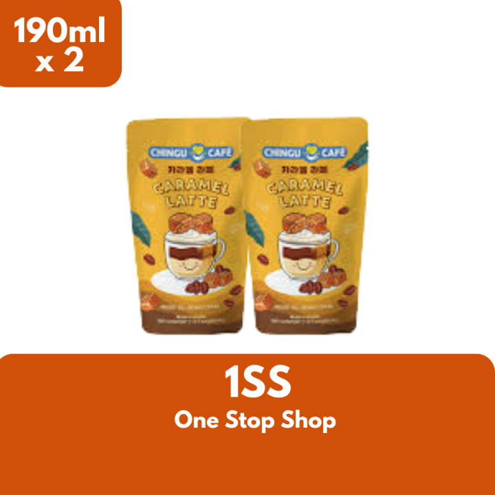 Chingu Cafe Caramel Latte 190ml x 2 | Lazada PH