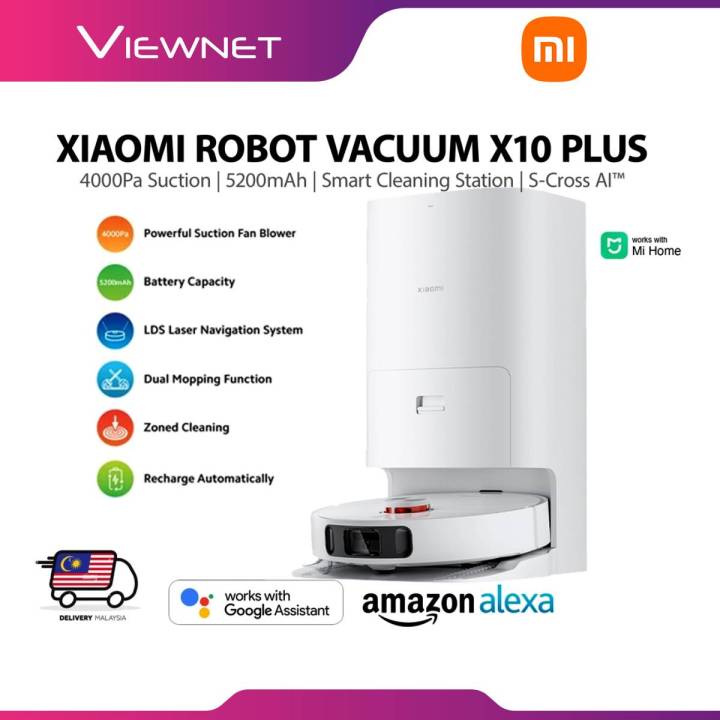 Xiaomi Robot Vacuum X10+ /X 10 / S10 / S10+ / E10 (4,000Pa Suction ...