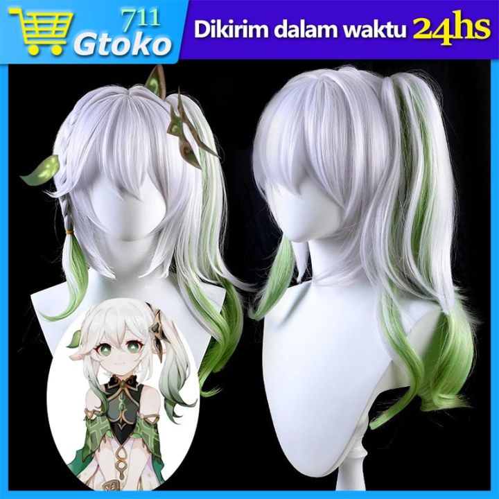 Genshin Impact Sumeru Nahida Lesser Lord Kusanali Cosplay Costume Grass ...