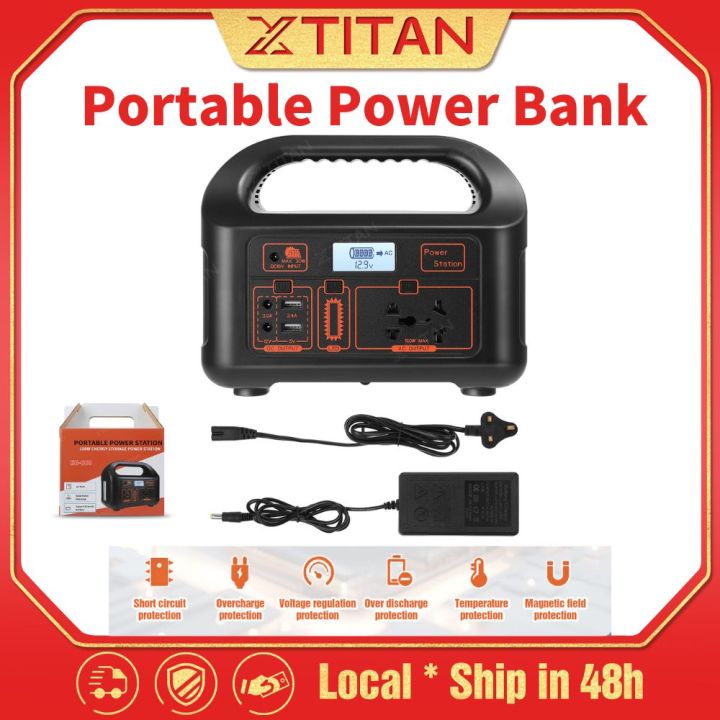 XTITAN 220V 150W 36000mAh Portable Solar Generator Battery Charger for ...