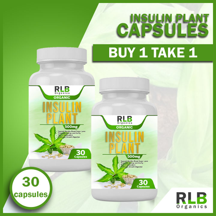 Buy 1 Take 1 - Pure Organic Natural Insulin Plant Capsules (30 Capsules ...