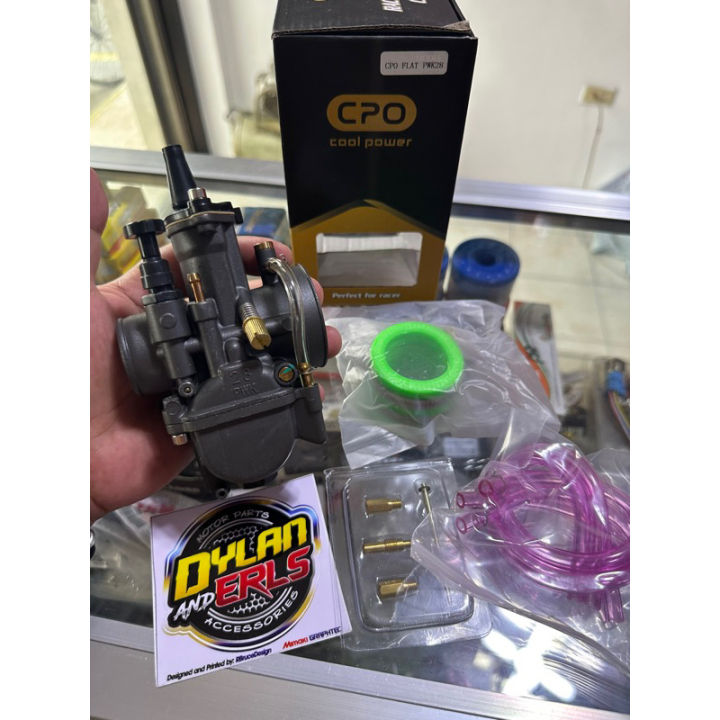 CPO CARBURETOR FLATSLIDE PWK 28mm/30mm w/ free jettings | Lazada PH