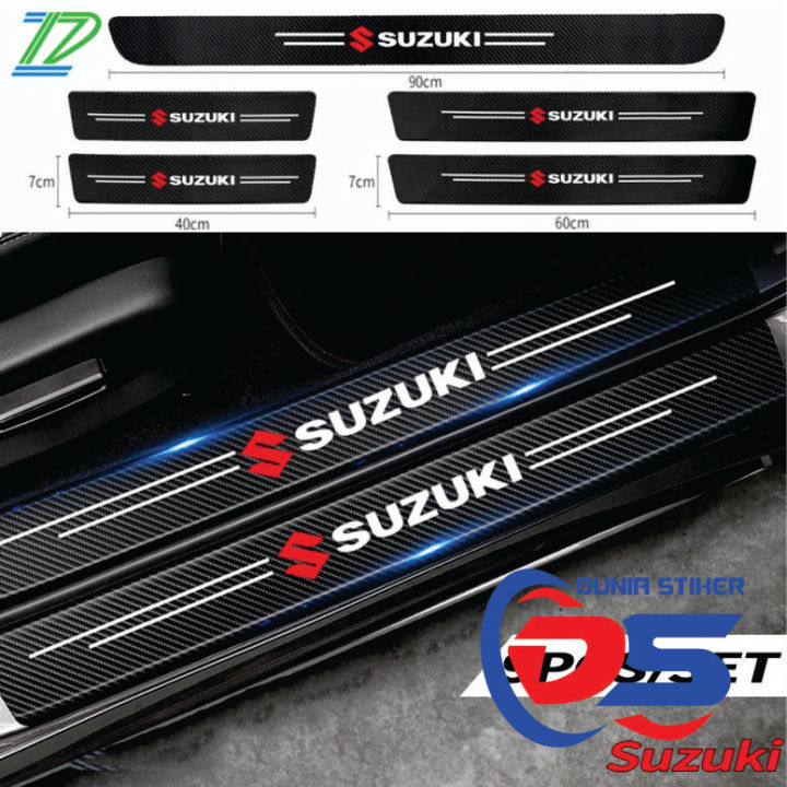 Stiker Karbon Pelindung Pintu Mobil Bahan Carbon Fiber Untuk Suzuki ...