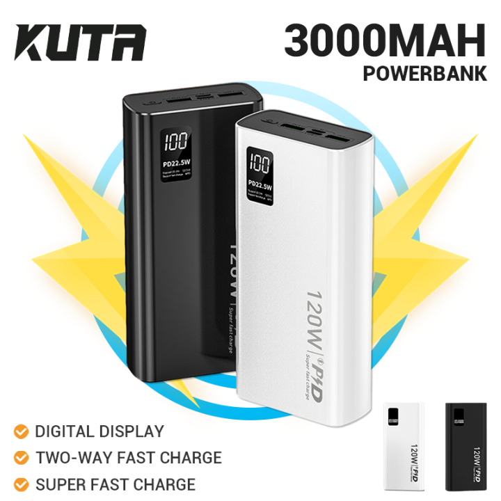 KUTA 30000mAh Powerbank 22.5W Fast Charging Multi-device charging PD ...