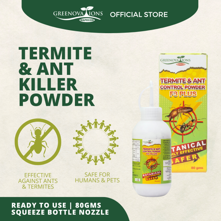 MAPECON GREENOVATIONS F3Plus Termite and Ant Killer Powder 80 GRAMS ...