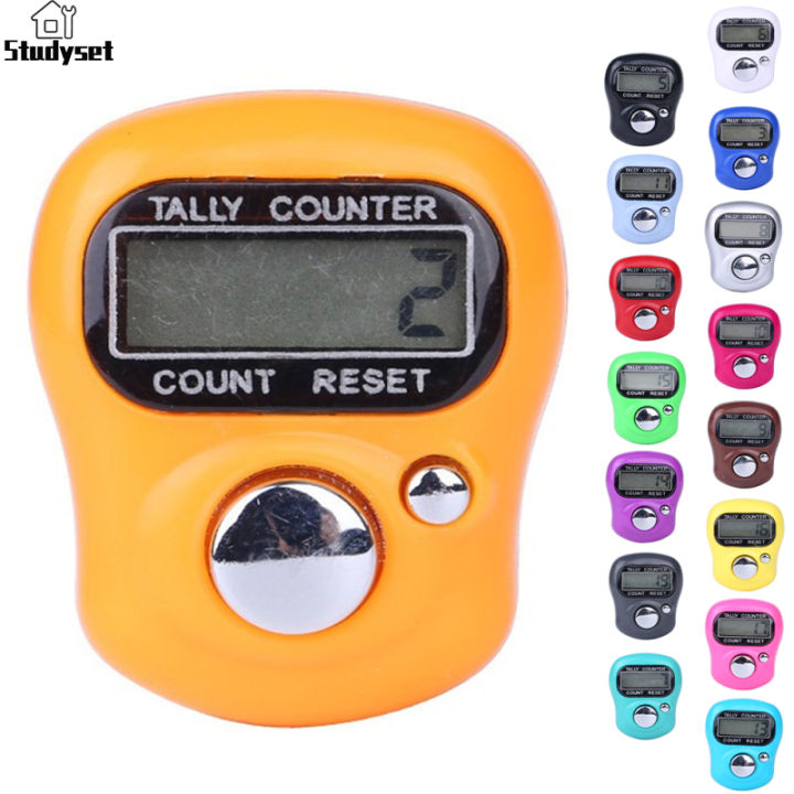 Studyset LED Finger Tally Counter Clicker Digital Electronic Tasbeeh ...