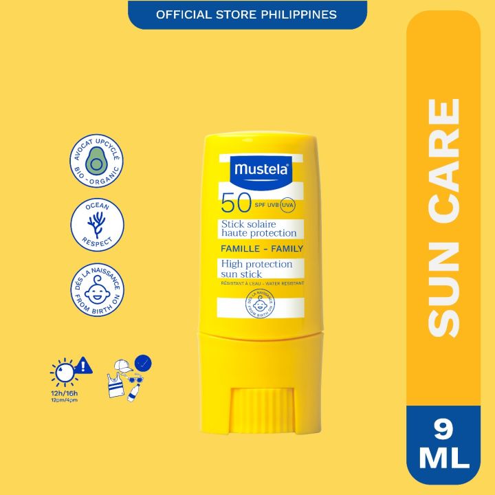Mustela High Protection Sun Stick SPF50 9ml V2 | Lazada PH
