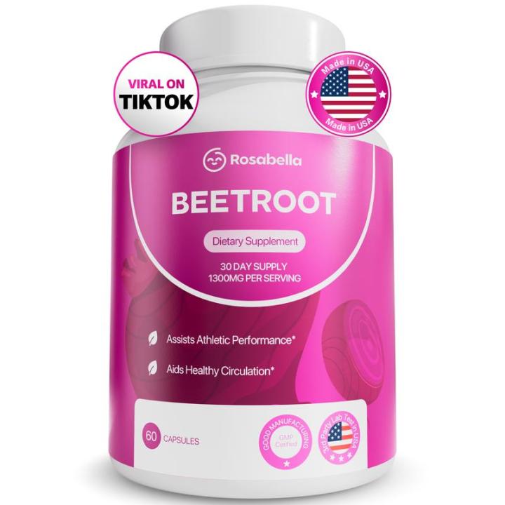Rosabella Organic Beetrooes Sugar beet root Moringa powder capsules ...