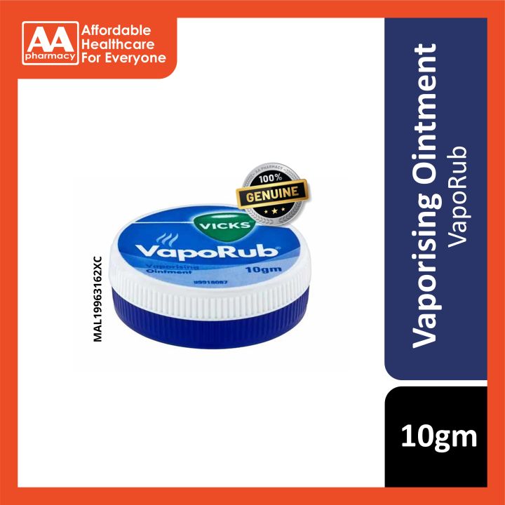 Vicks VapoRub 10g (Vaporising Ointment) | Lazada