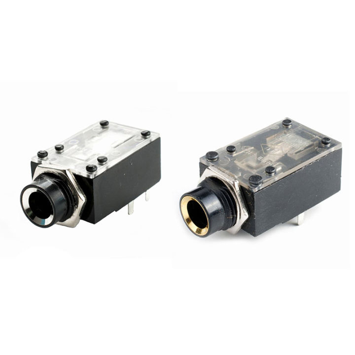 1/4"6.35mm Audio STEREO Female Panel Mount Microphone Output JACKS ...