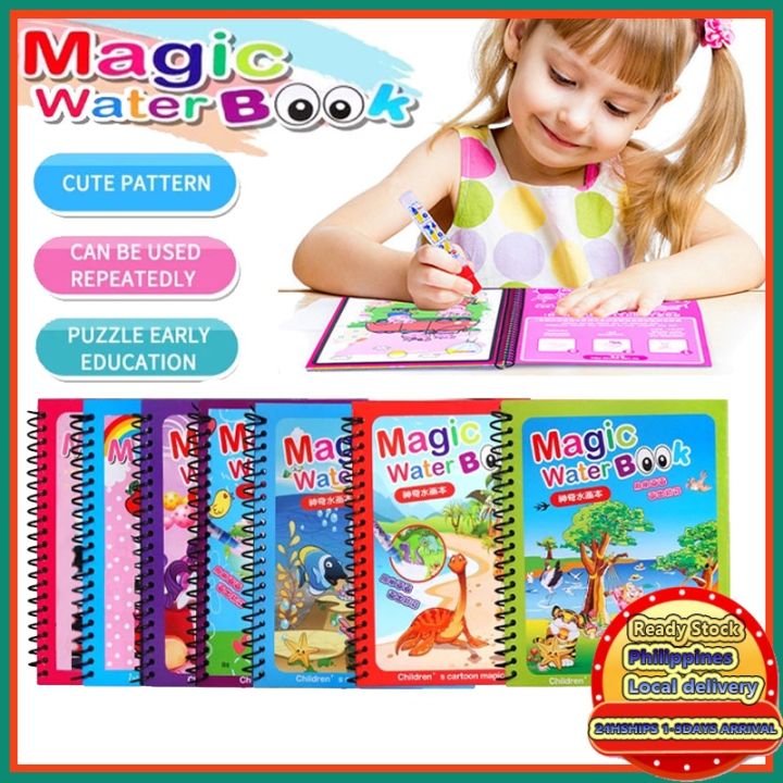 Magic Coloring Book For Kids Magic Pen Drawing Book Kids Painting Toys ...